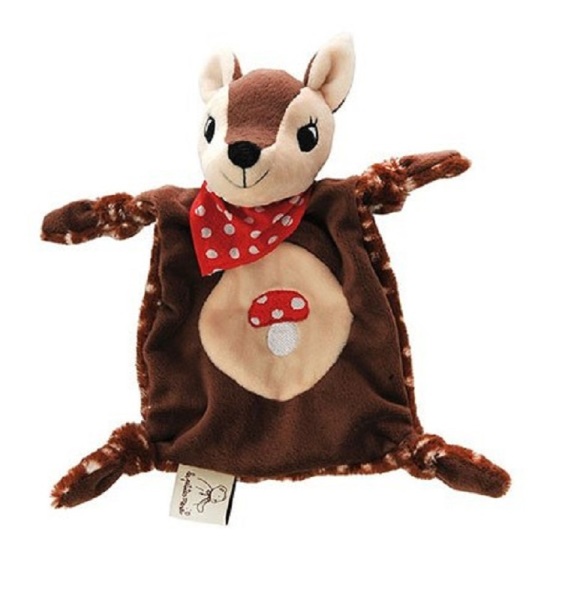 Les Petites Marie - Doudou faon la forêt 22 cm, Livraison Gratuite 24/48h