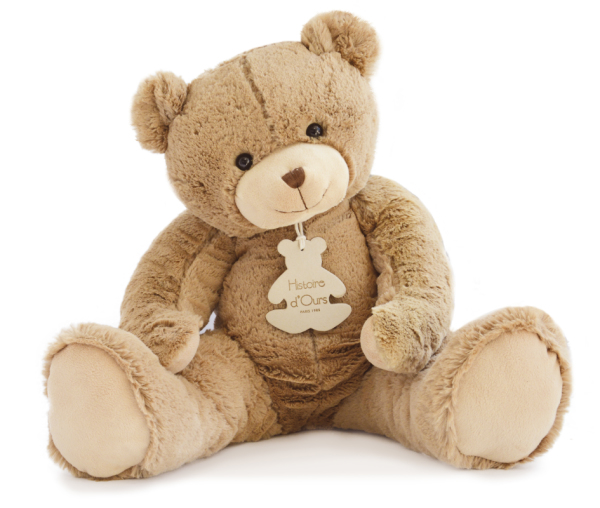 Histoire D Ours - Peluche calin ours marron 80 cm, Livraison Gratuite ...