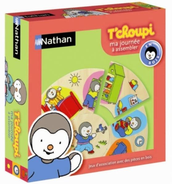 Nathan Jeux - Ma journée à assembler tchoupi, Livraison Gratuite 24/48h