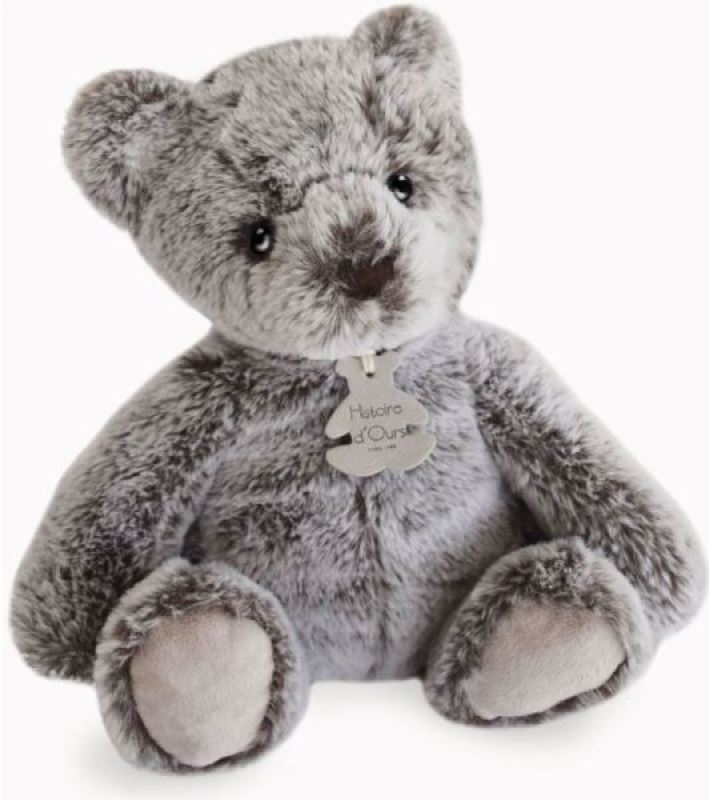 Histoire D Ours - Peluche ours gris cendré sweety mousse 25 cm, Livraison Gratuite 24/48h