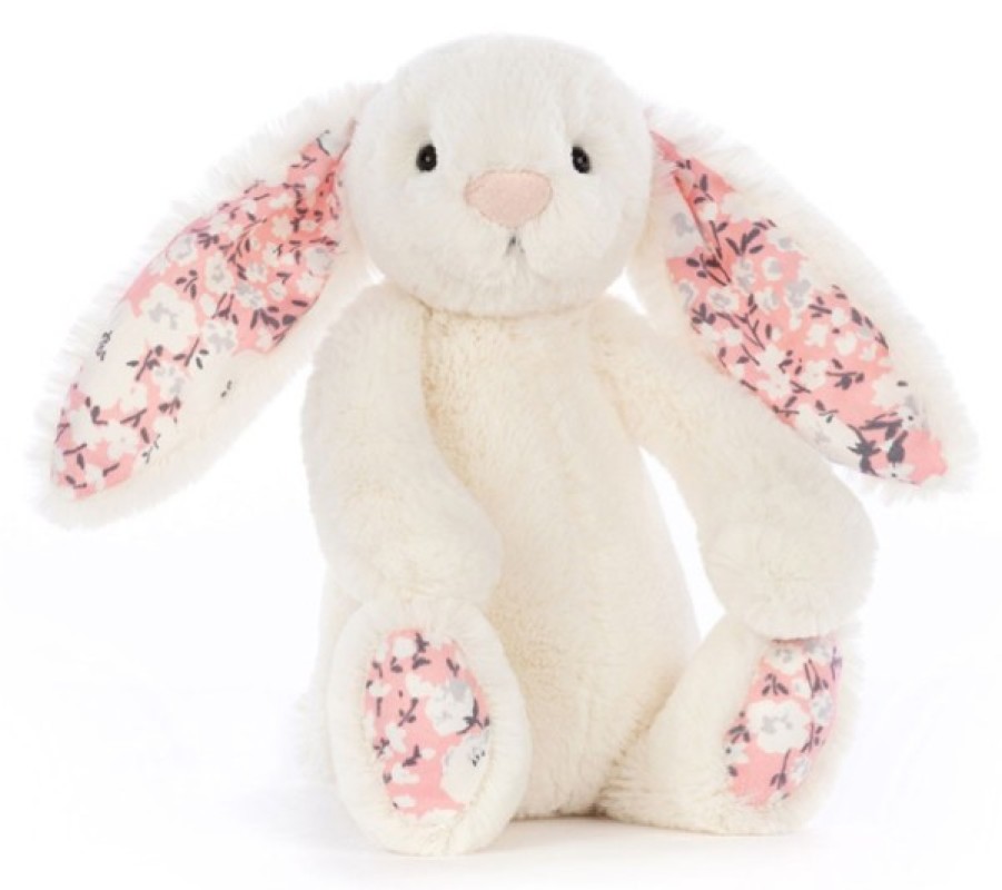 Jellycat - Peluche lapin cherry blossom bashful 18 cm, Livraison Gratuite 24/48h