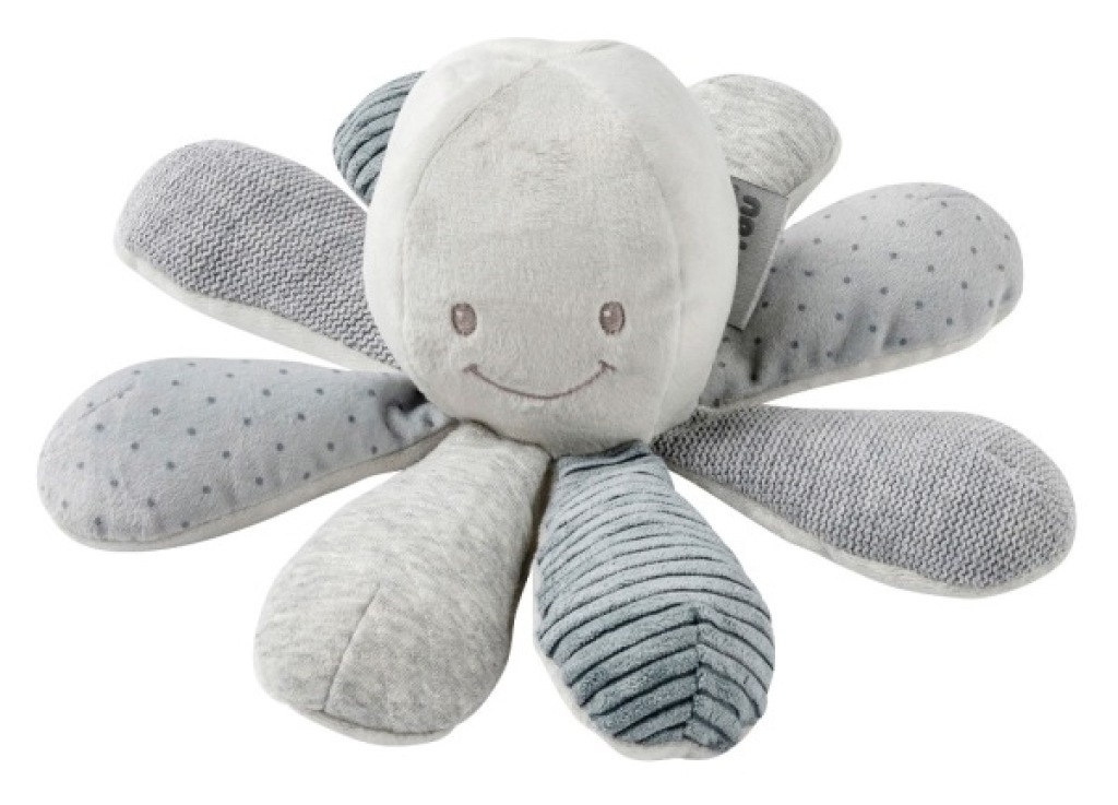 Nattou - Peluche poulpe activités gris lapidou, Livraison Gratuite 24/48h Nattou - Peluche poulpe activités gris lapidou, Livraison Gratuite 24/48h