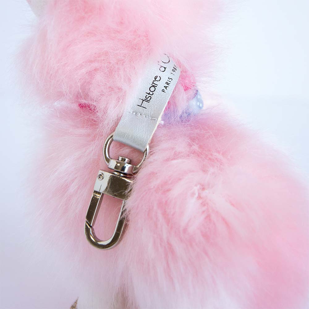 Histoire D Ours - Peluche porte-clés lama rose 15 cm, Livraison ...